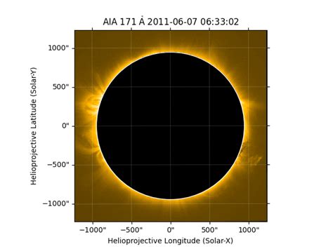 Masking Out The Solar Disk — Sunpy 700dev103 Documentation