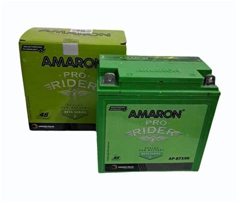Amaron Pro AP BTX9R Rider Bike Battery 36 Months 9 Ah At 2090 Piece