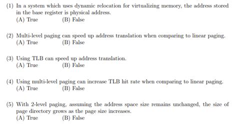 Solved In A System Which Uses Dynamic Relocation For Chegg