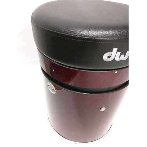 Dw 6000 Santa Monica Trap Case Throne Ruby Glass Finish Ply Demo Drum