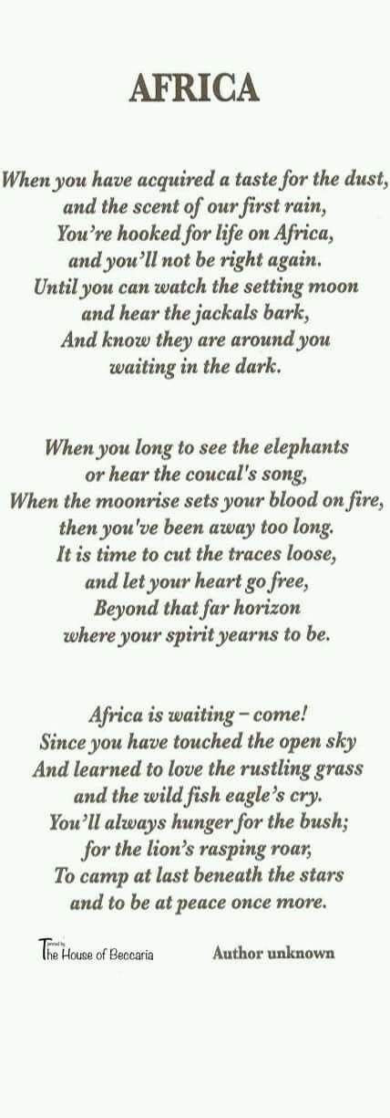Pin By George Savva On Being South African Africa Quotes Africa Tanzania Quote