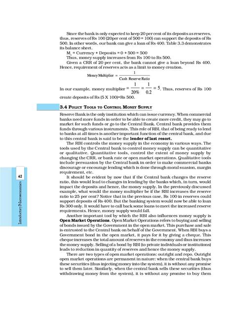 Ncert Book Class 12 Economics Chapter 3 Money And Banking Pdf Aglasem