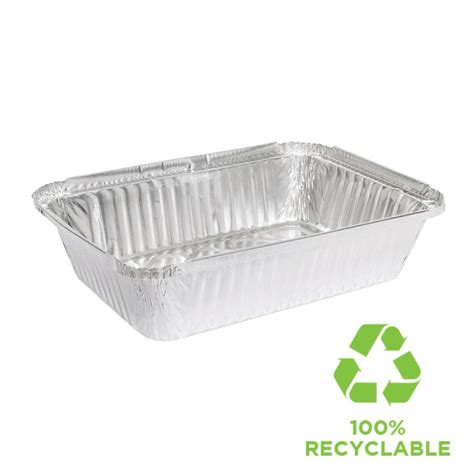 1060ml Rectangle Takeaway Foil Tray Packgreen Packaging