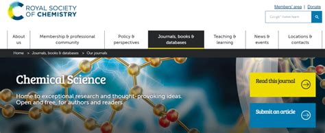 Chemical Science：rsc新贵期刊，cc的取代者，影响因子98，材料能源发文容易！ 知乎