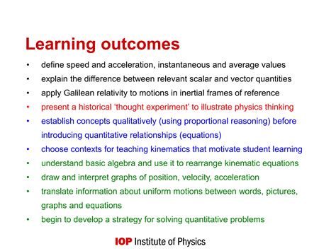 Kinematics Linear Motionppt Physics Science