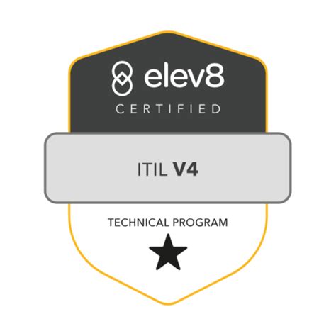 ITIL V4 Technical Program Credly