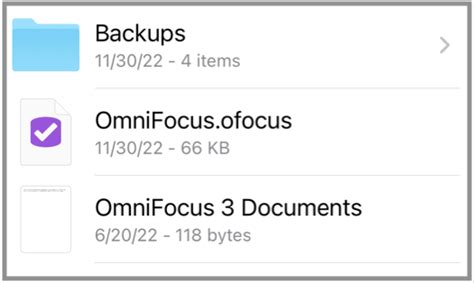 Recovering Omnifocus 2 Data After Updating To Ios 16 Support The