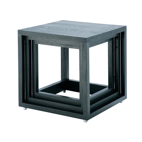 Wood Cube End Table Dk Living Furniture Touch Of Modern