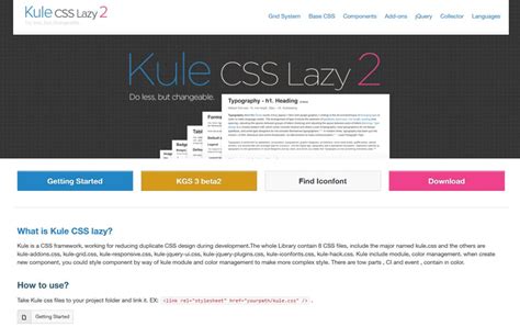 100 Best Css Frameworks For Responsive Design