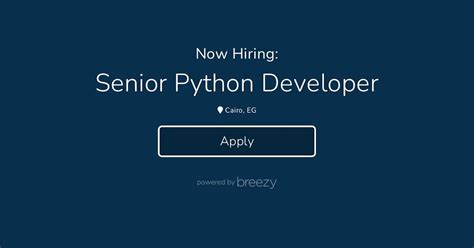 Senior Python Developer At Freepl