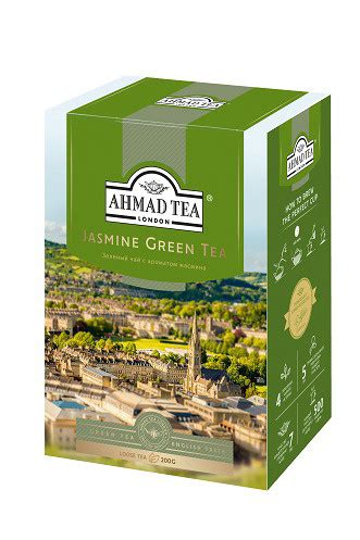 Чай зеленый Ahmad Tea с жасмином листовой 200 г - купить с доставкой по ...