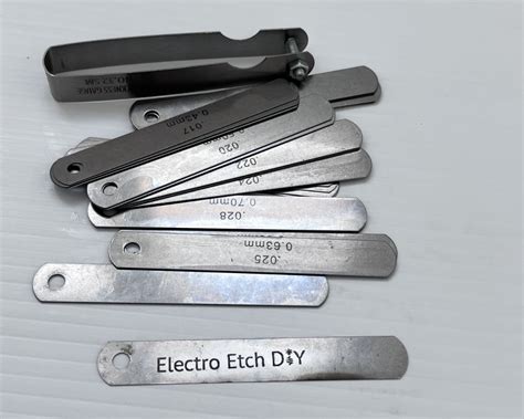 Practice With Carbon Steel How To Electro Etch