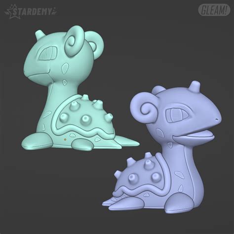 3d File Lapras Chibi 2 Models Easy Print Pokemon 🐉・model To Download