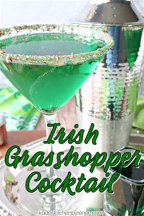 Irish Grasshopper Cocktail Kudos Kitchen By Renee