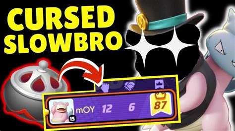 CURSE INCENSE MAKES SLOWBRO EVEN MORE UNSTOPPABLE Pokemon Unite