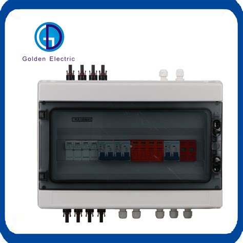 Economical Model 5 Input Pvsolar Junction Box With Spd Mcb Fuse Wholesaler Pv Combiner Box