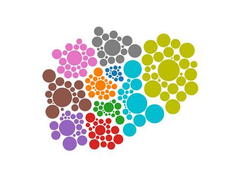 Javascript Reorganize D3 Cluster Force Layout Based On Dynamic Radii