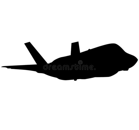 Detailed Vector Illustration Of An Air Force Stealth F 35 Lightning Ii