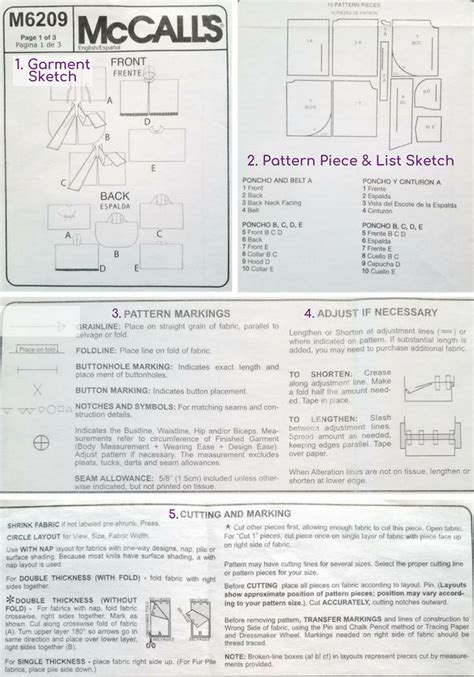 Sewing Pattern Instructions 10 Things You Need To Know Katrina Kay