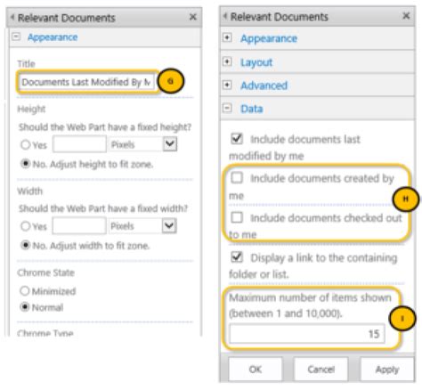 How To Use The Sharepoint Relevant Document Web Part To Show My Stuff” Donnas Technology