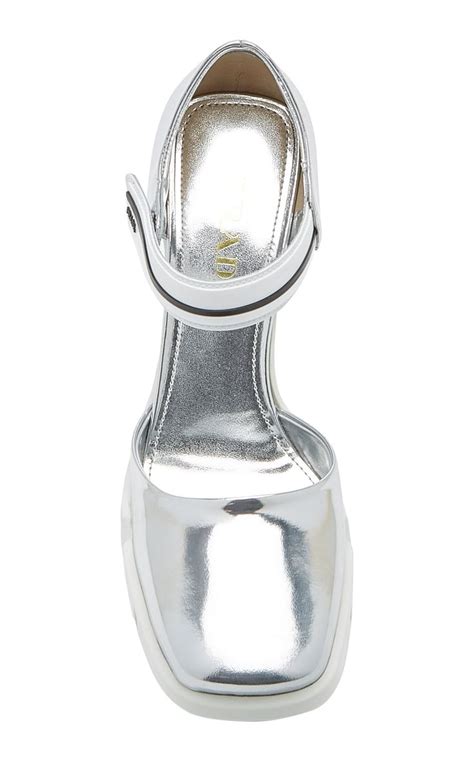 Prada Metallic Leather Pumps Metallic Leather Leather Pumps
