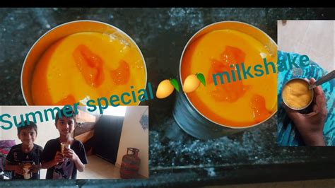 Summer Special 🥭🥭🥭mango Milkshake🥤🥤🥤 🥭🥭😋😋 Youtube