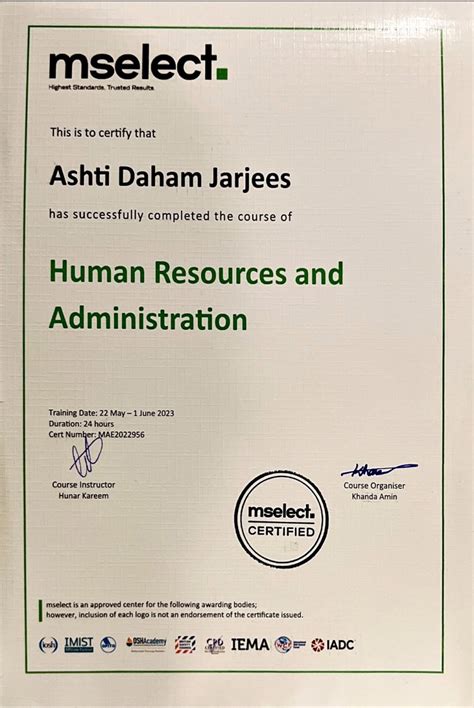 Ashti Daham On Linkedin Im Happy To Share That Ive Obtained A New
