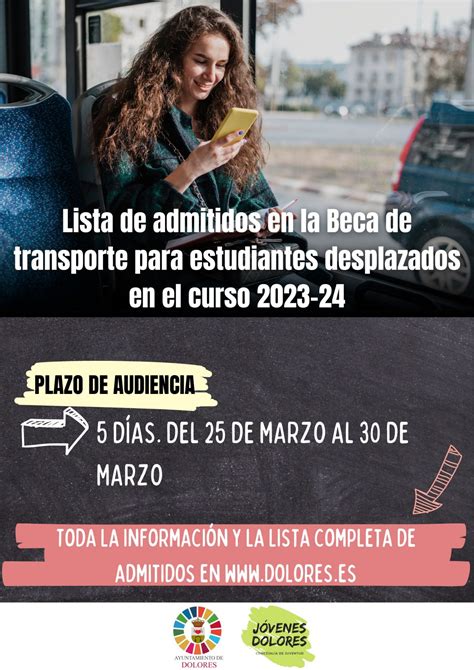 Publicada La Lista Provisional De Admitidos En La Beca De Transporte