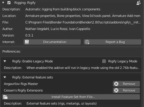 Rigify Buttons Not Showing In The Tab Menu Downloaded And Added Them To The Rigify Option Not