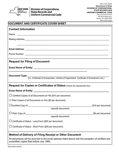 Free How To Form An Llc In New York 7 Steps Pdf Eforms