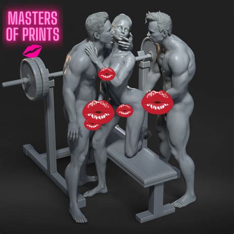 D Printable Sex In The Gym NSFW EROTIC MINIATURE MM SCALE By Master