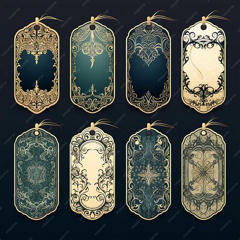 Premium Photo Luxury Lingerie Tag Card Silk Fabric Intricate Lace