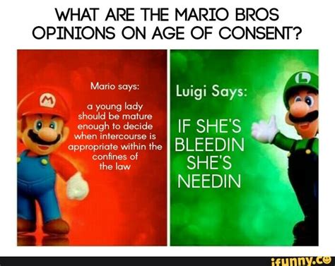 Dark Mario And Luigi Memes What Are The Mario Bros Opinions On Age Of