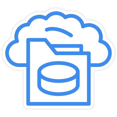 Premium Vector Cloud Storage Icon Style