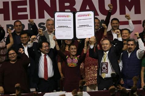 Recibe Sheinbaum Constancia Como Candidata Presidencial De Morena