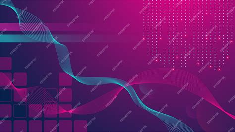 Premium Vector The Futuristic Violet Gradient Techno Background With