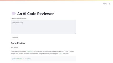 Streamlit Apis Ai Python Streamlit Apis Codereview