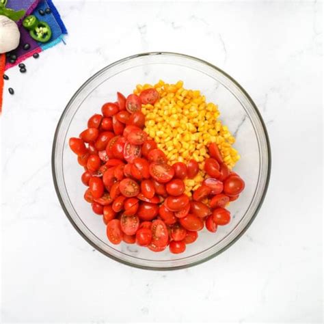 Black Bean And Corn Salad Or Salsa With Tomatoes • Fivehearthome