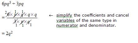 Multiplying And Dividing Algebraic Expressions Solutions Examples Videos