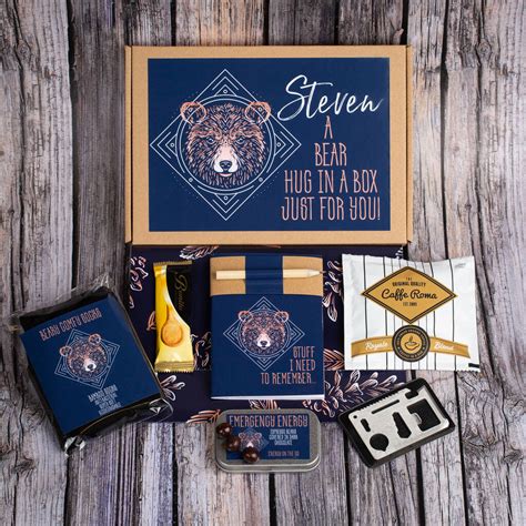 Personalised Bear Hug In A Box Letterbox Gift By DinkiBelle