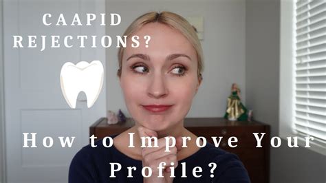 How To Improve Caapid Profile Youtube