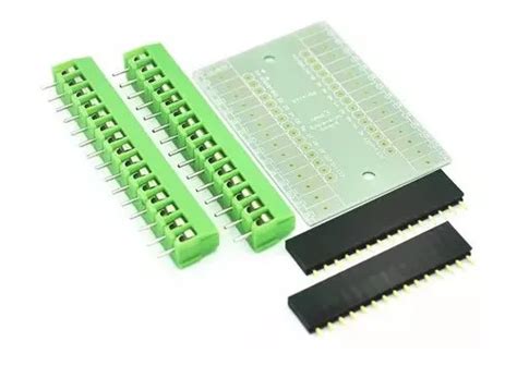 Placa Borne Terminal Adaptador Para Arduino Nano Parcelamento Sem Juros