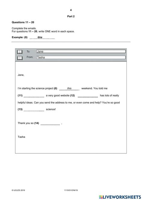 October 2019 Cambridge Lower Secondary Checkpoint