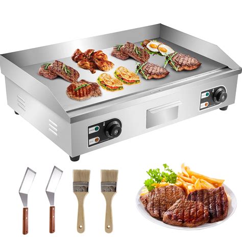 VEVOR 30 Electric Countertop Flat Top Griddle 110V 4400W Non Stick