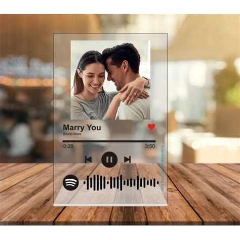 Quadro Placa Spotify Interativo Personalizado Acrilico Sua Foto Shopee Brasil