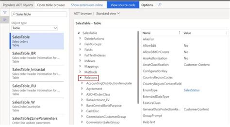 Aot Browser D365 Finance And Operations