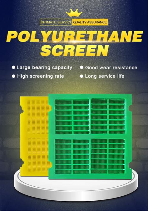 Grading Sieve Plate Modular Polyurethane Mining Vibration Sieve Self