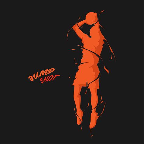 Basketball Jump Shot Splash 641342 Vector Art At Vecteezy