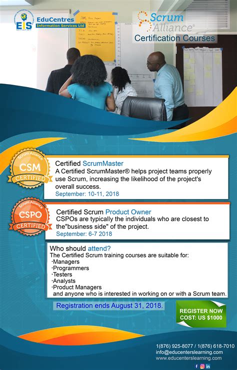 certified scrum csm educentres information services ltd