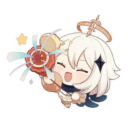 Paimon Genshin Impact Drawn By Shuangfeng Danbooru